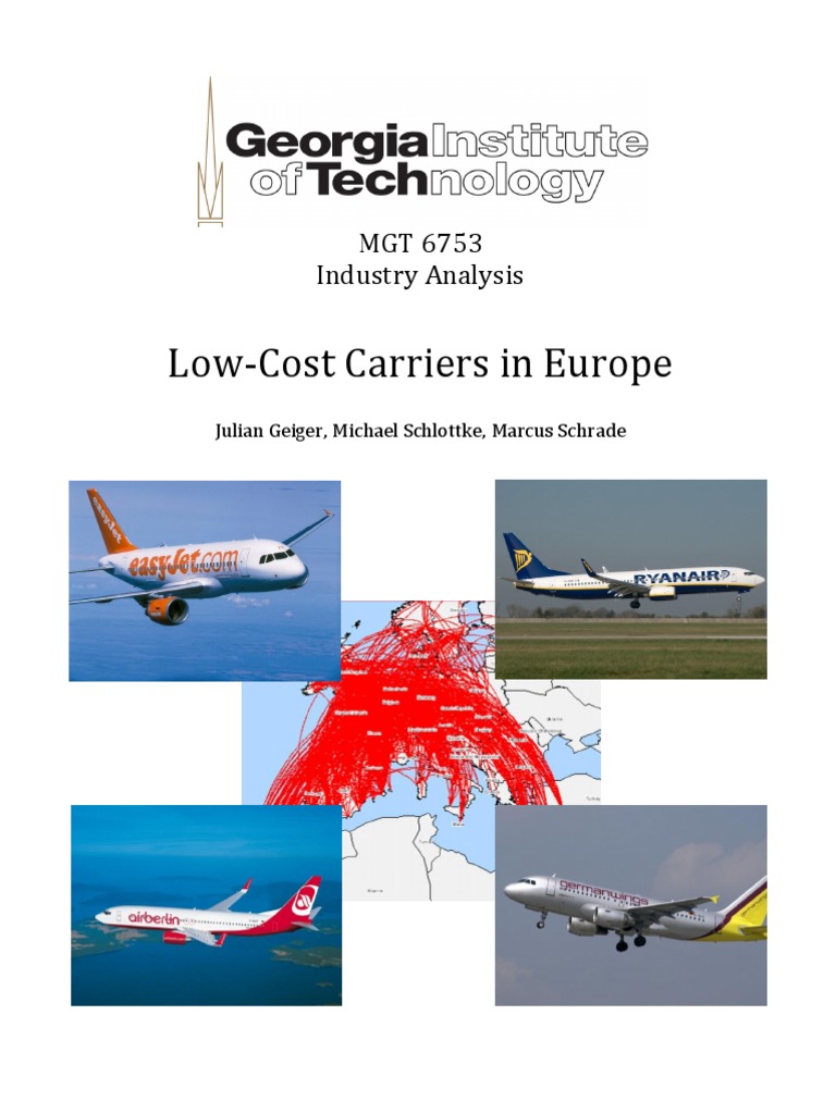 Low-Cost Carriers in Europe Analysis | PDF | Airlines | Low Cost Carrier