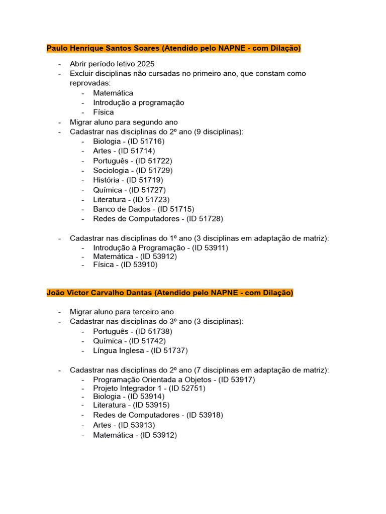 Ajustes no Cajuí 2026 | PDF