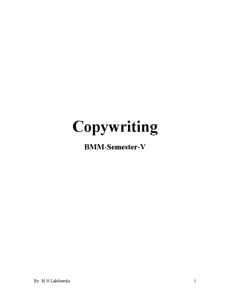 Copywriting Notes 11 Final | PDF | Copywriting | Logos