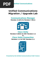 CUCM Upgrade Planning Guide | PDF | Command Line Interface | Computer ...