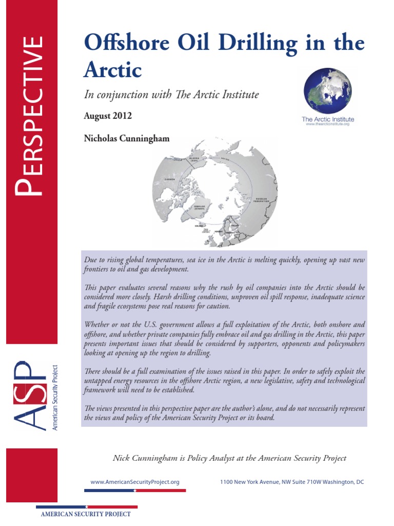 Offshore Oil Drilling in The Arctic | PDF | Minerals Management Service ...