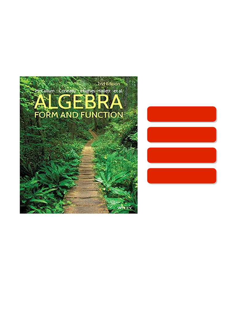 Algebra: Form and Function, 2nd Edition 2026 free google drive | PDF ...