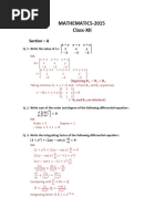 IB Math HL Formula Booklet | PDF | Area | Variance