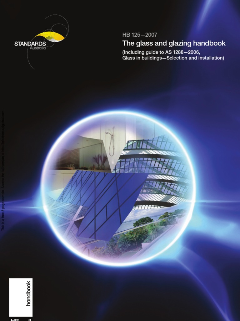 HB 125-2007 The Glass and Glazing Handbook (Including Guide To As 1288 ...