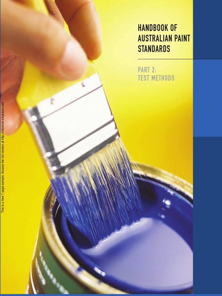 HB 73.2-2005 Handbook of Australian Paint Standards Test Methods ...