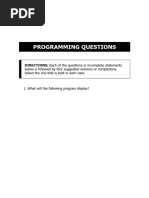 AP Computer Science Principles MCQs | PDF | Computer Programming ...