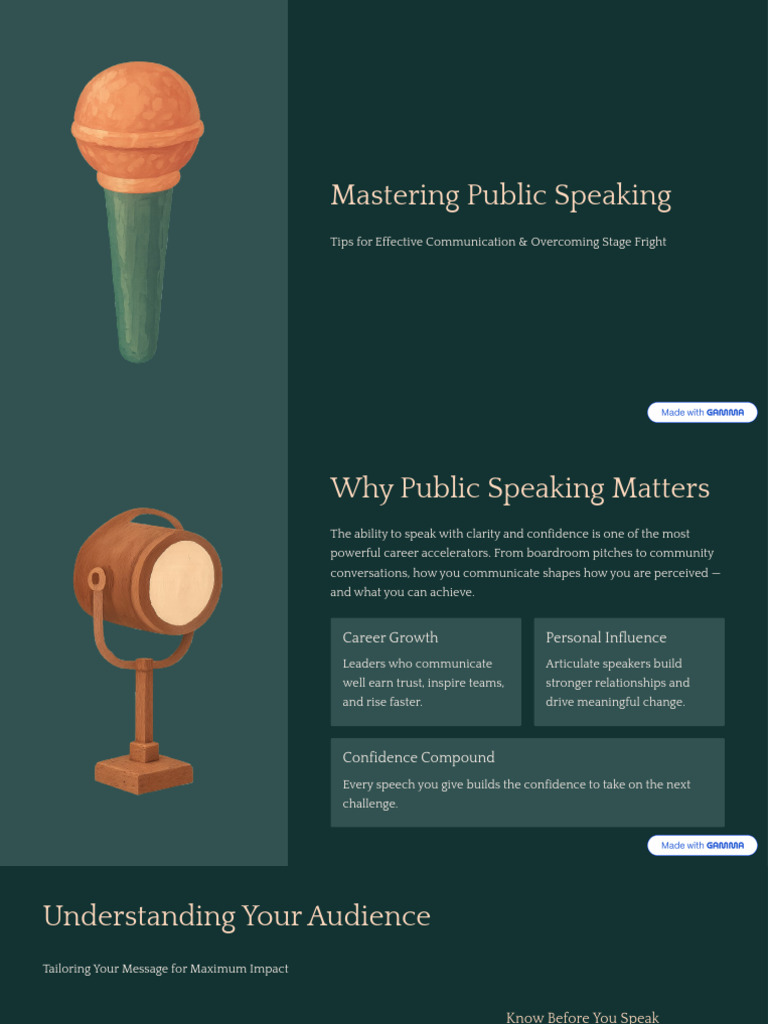 Mastering-Public-Speaking | PDF | Public Speaking | Body Language