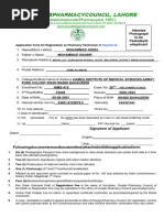 Pharmacy Council Registration Application | PDF | Pharmacist | Pharmacy