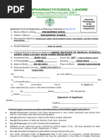 Pharmacy Council Registration Application | PDF | Pharmacist | Pharmacy