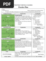 12 UEFA B Session Plans | PDF | Forward (Association Football) | Defender (Association Football)