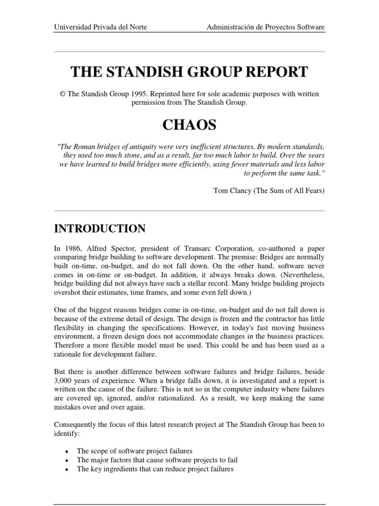 The Standish Group Report | PDF | Department Of Motor Vehicles ...