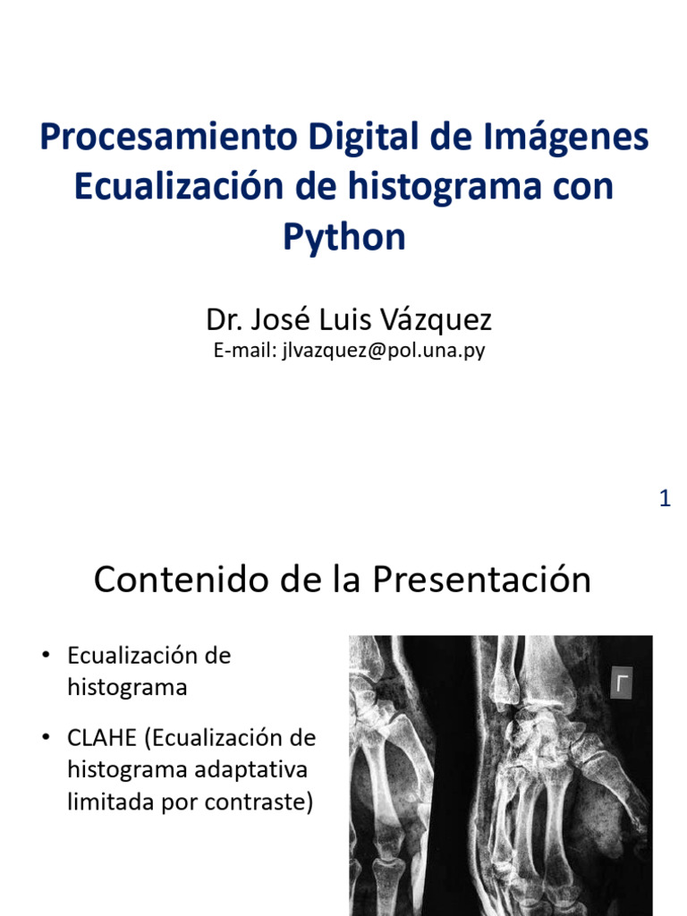 Clase05_Ecualización del Histograma con Python | PDF | Matemáticas ...