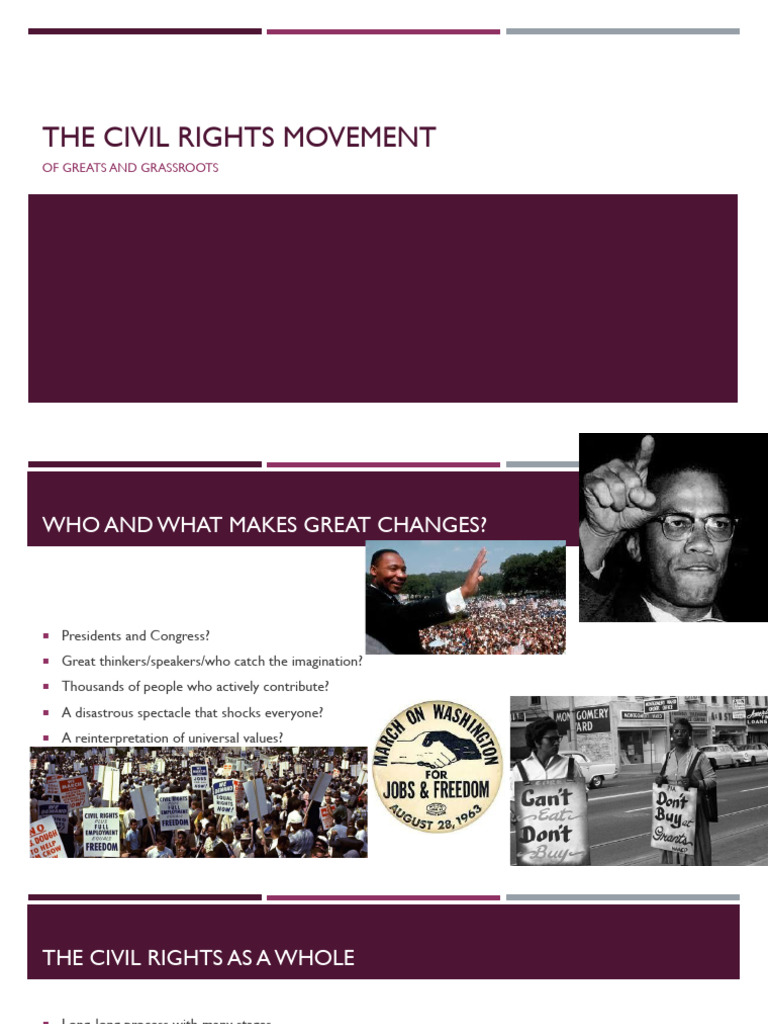 Civil Rights, The 60s and the Counterculture | PDF