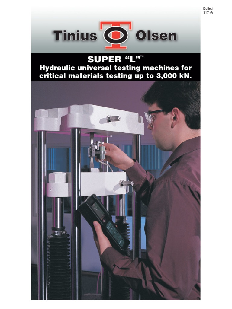 Tinius Olsen - Ref 30 - 60000lb Cal Super L - B117G | PDF ...