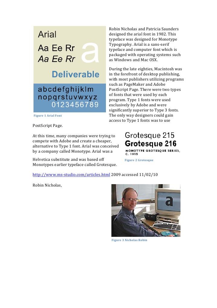 History of Arial | PDF