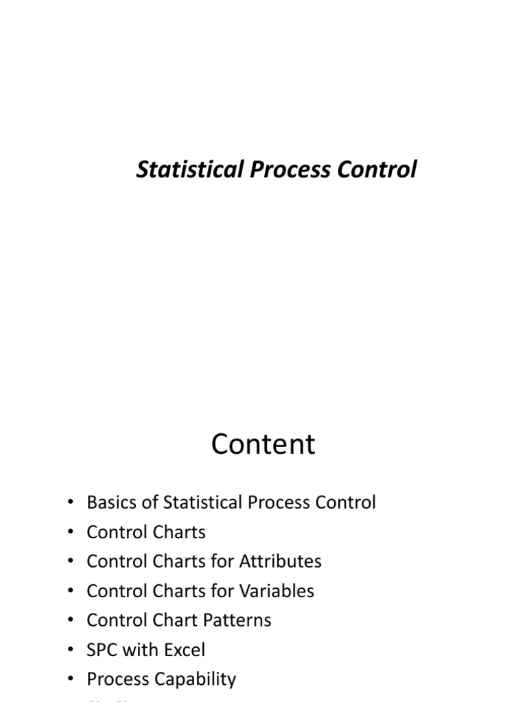 Statistical Quality Control (SQC) Final | PDF | Standard Deviation ... Statistical Quality Control (SQC) Final | PDF | Standard Deviation ...