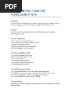 Departmental Head Management Index | PDF
