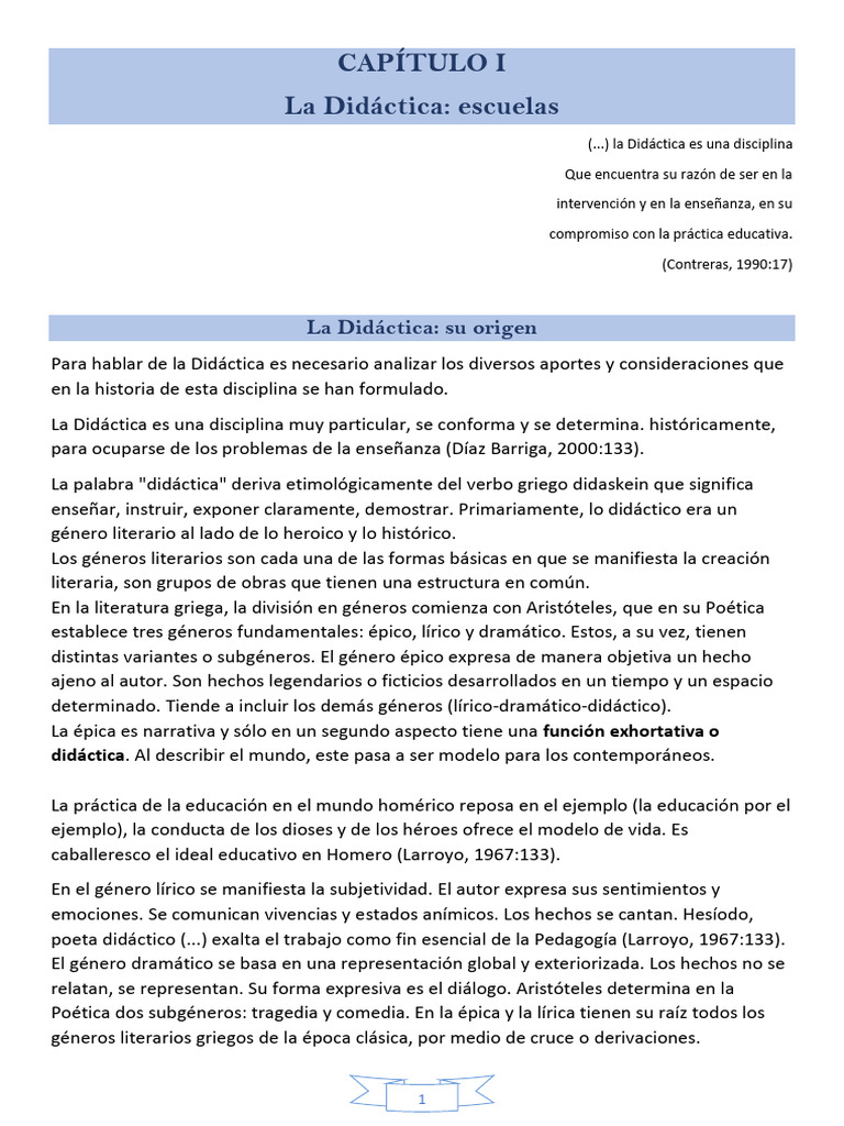 La didáctica en la formación docente | PDF | Pedagogía | Jean-Jacques ...
