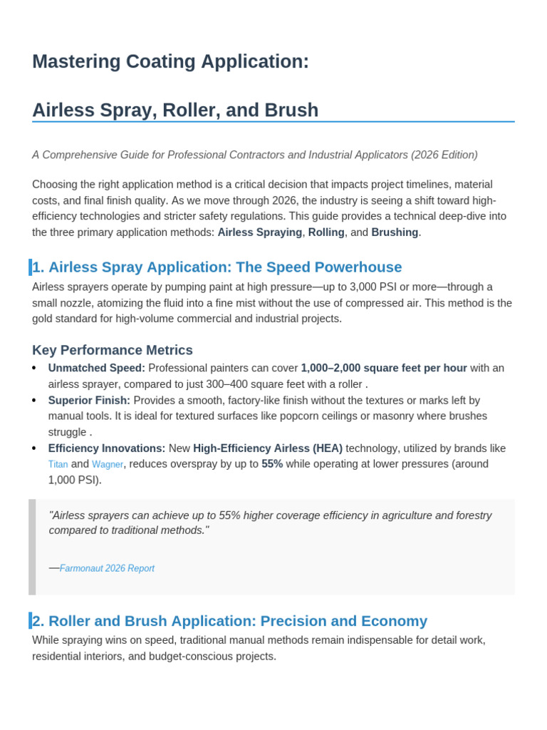 Coating Application Methods Blog Post | PDF | Paint | Internet Of Things