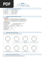 Time Reasoning Questions Worksheet | PDF