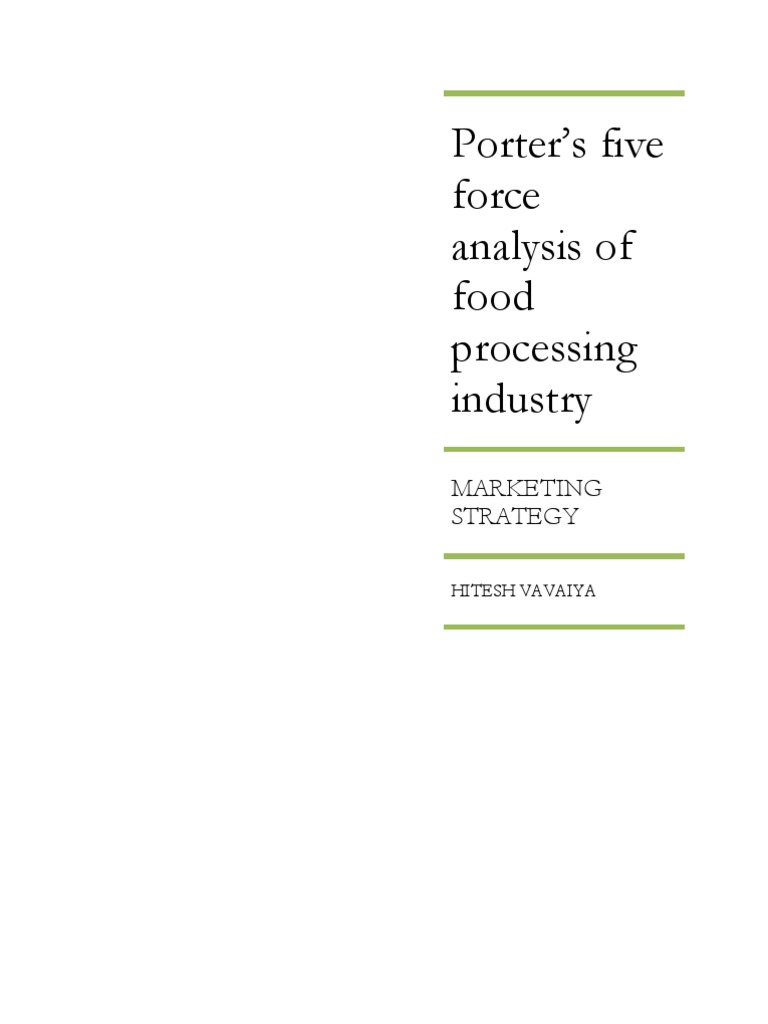 Report Food Processing Industry | PDF | Foods | Business