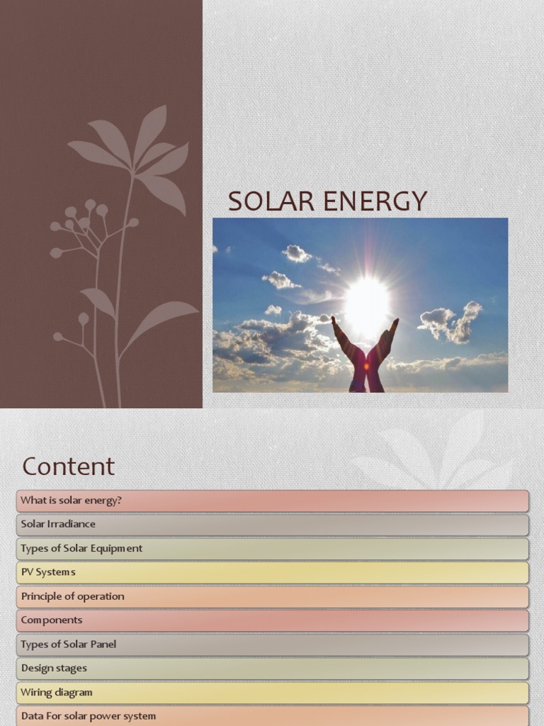 Solar Panel Design | PDF | Photovoltaics | Photovoltaic System