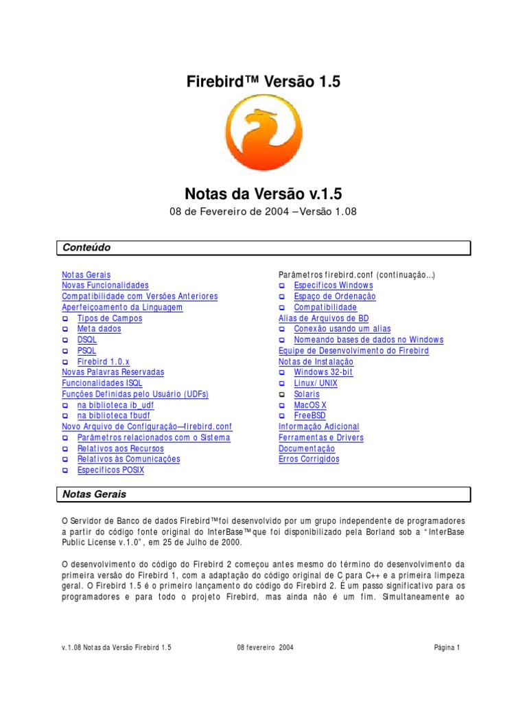 Manual Firebird | PDF
