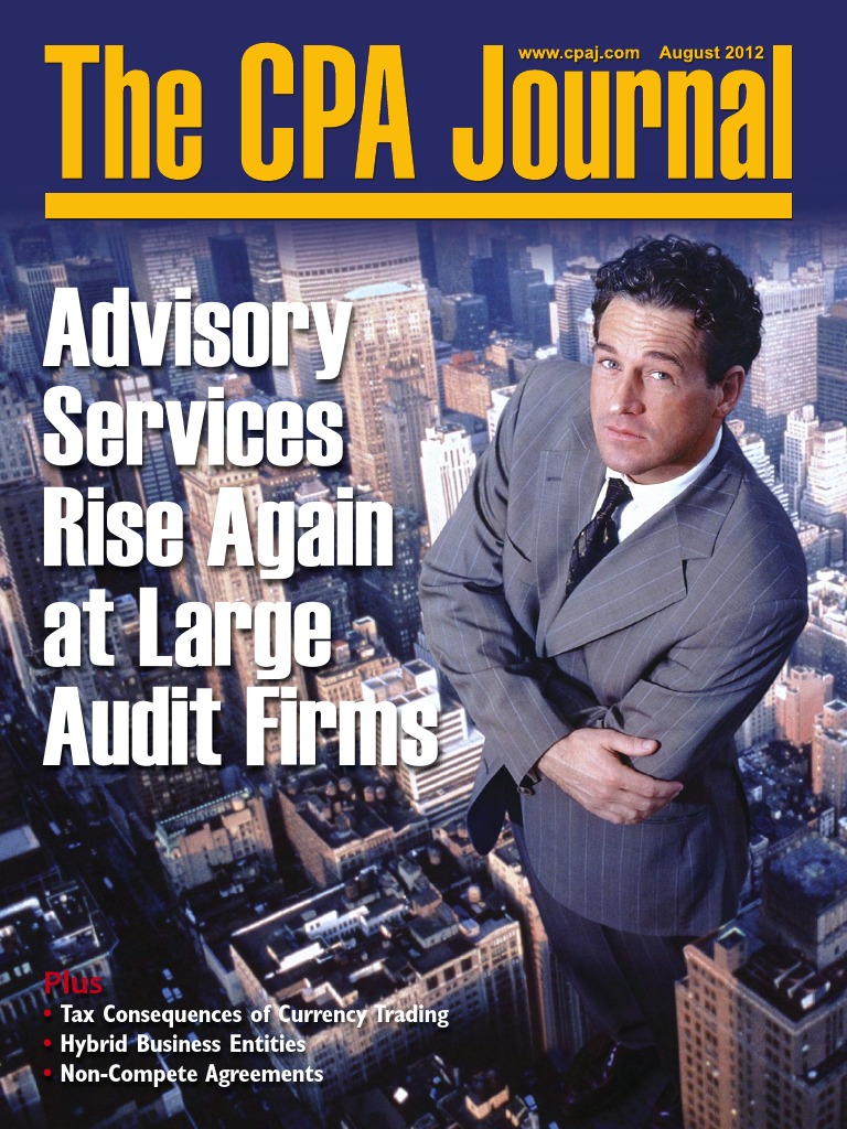 2012-08 CPA Journal August | PDF | Generally Accepted Accounting ...
