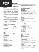 Drabkin's Reagent for Hemoglobin Testing | PDF