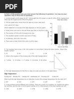 Free Sample GED Math Test - Answer Key and Guide | PDF | Numbers ...