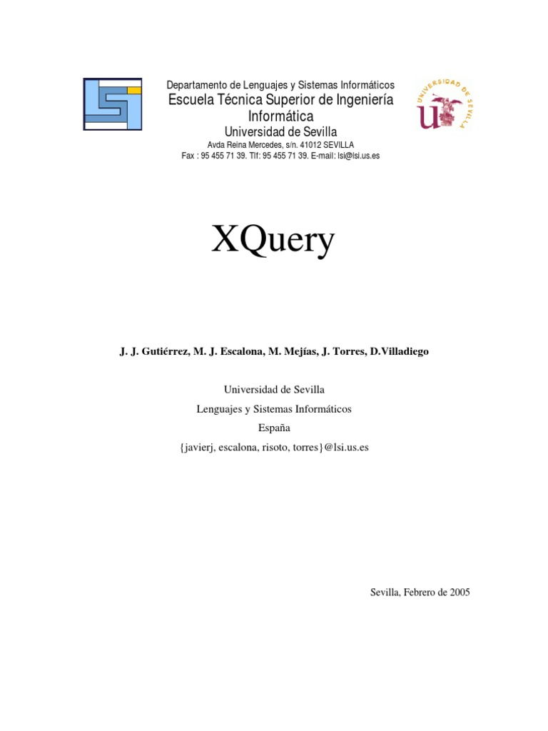 Manual Xquery | PDF | X camino | SQL