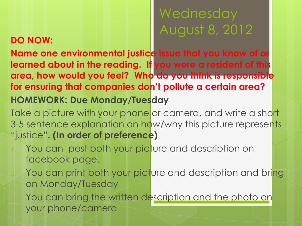 HOMEWORK: Due Monday/Tuesday | PDF | Communication