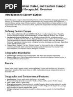 List of Slavic Countries in Europe | PDF | Slavs | Serbia