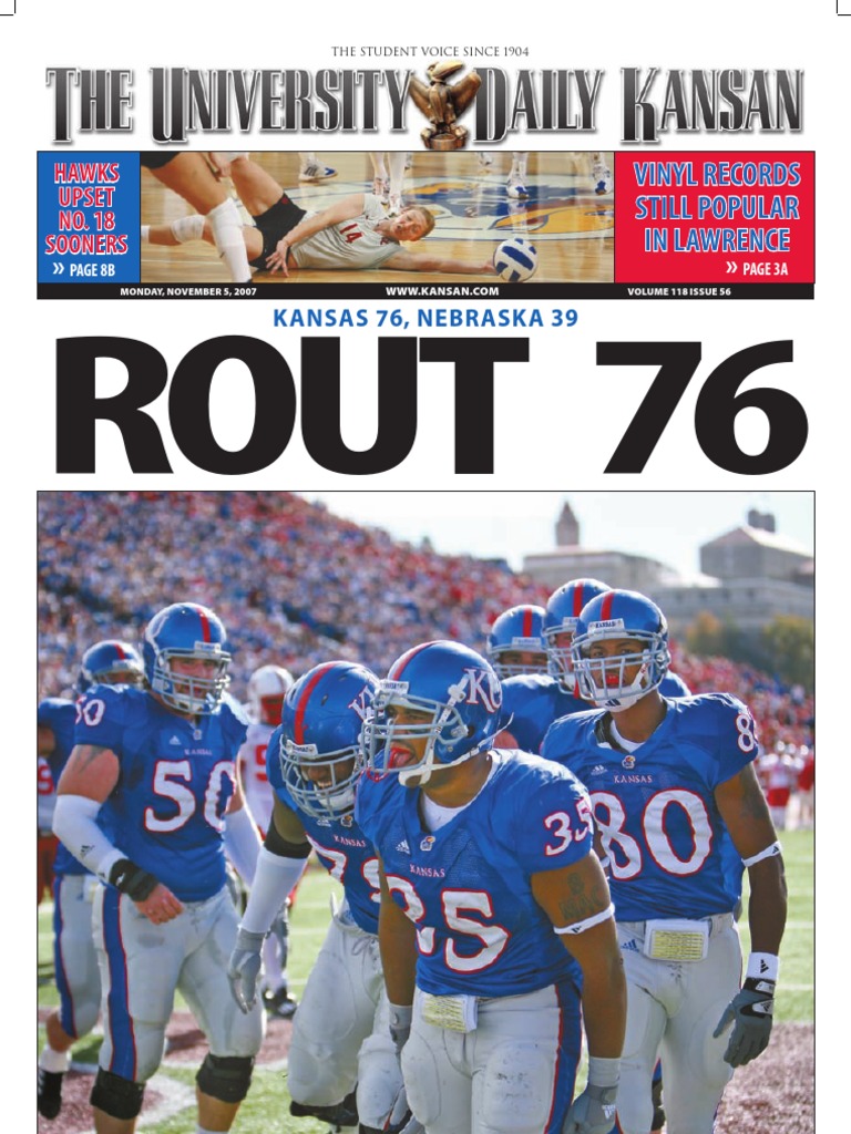 2007-11-05 | PDF | Kansas Jayhawks Football | Gramophone Record