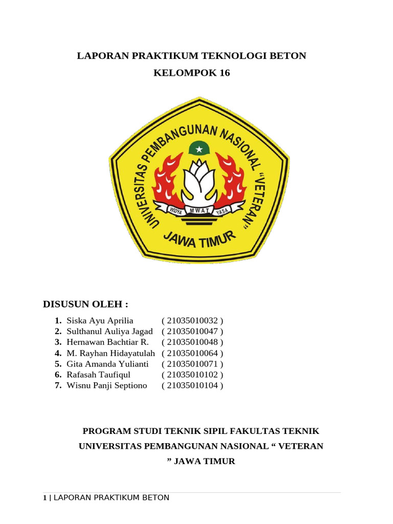 Laporan Praktikum Teknologi Beton: Analisis Karakteristik Agregat ...