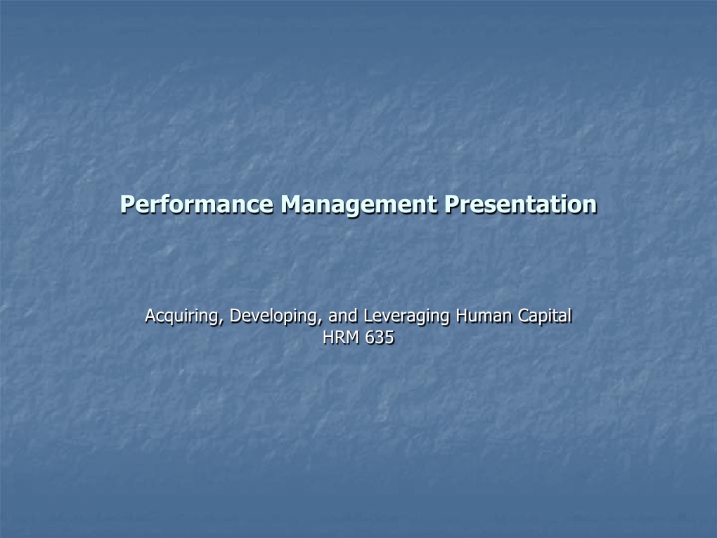 Performance Management System Analysis | PDF | Career & Growth