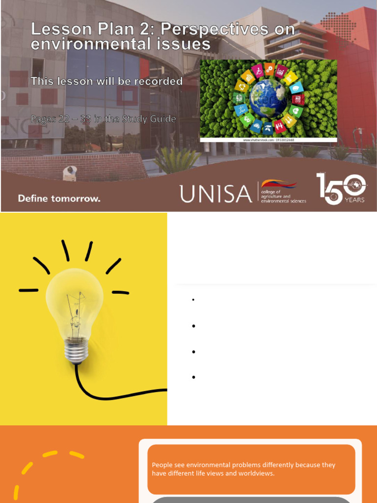 2026 - Lesson Plan 2 - Perspectives On Environmental Issues | PDF ...