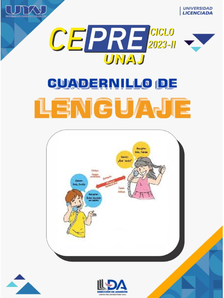 8 Lenguaje Semana 01 | PDF | Comunicación | Habla