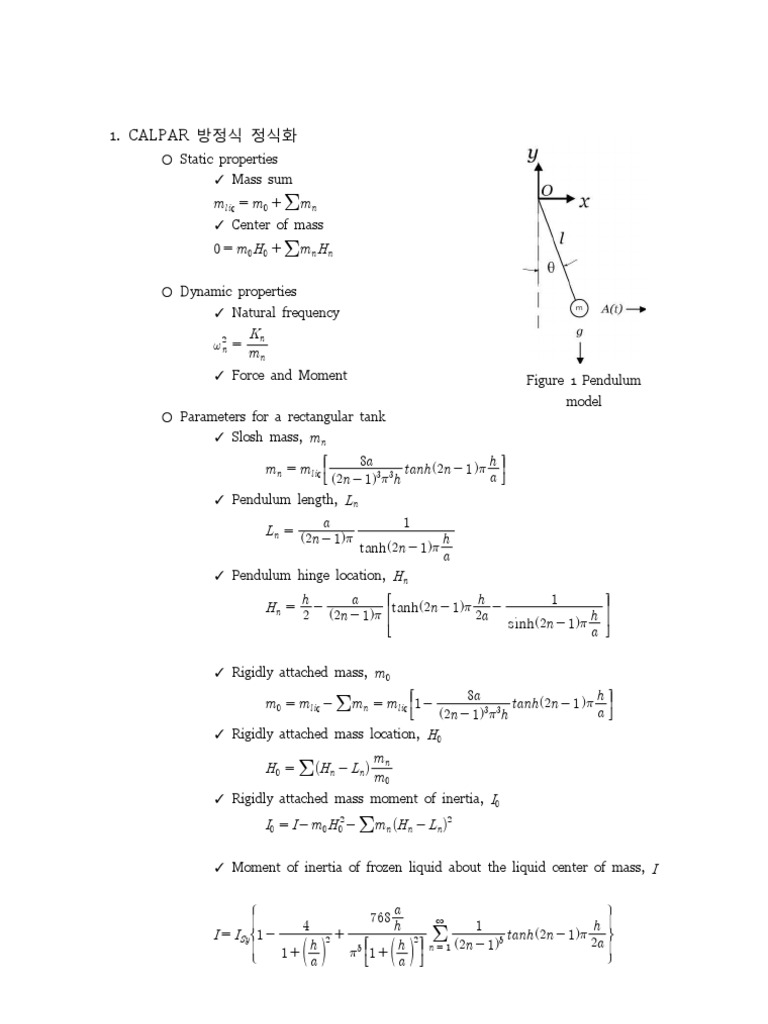 CALPAR Equation Formulation | PDF | Science & Mathematics