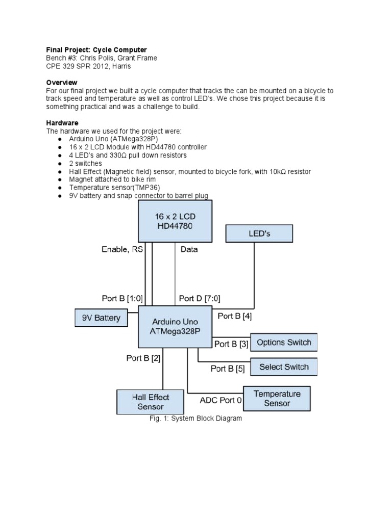 Cpe 329 Final Project Report Pdf Analog To Digital Converter Arduino