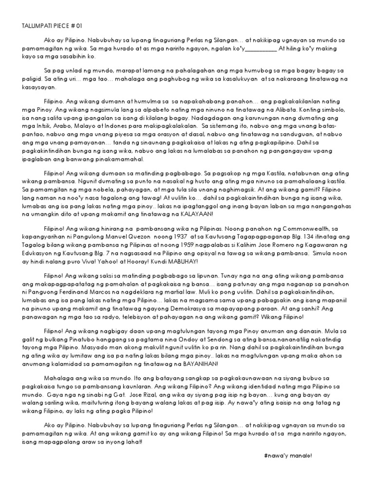 😀 Talumpati Tungkol Sa Edukasyon Ng Pilipinas Isang Talumpati Tungkol Sa Terorismo 2019 01 31