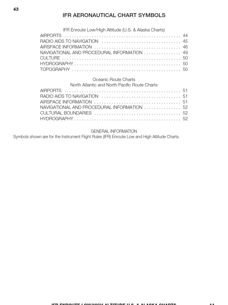 IFR Chart Symbols | PDF | Airport | Instrument Flight Rules
