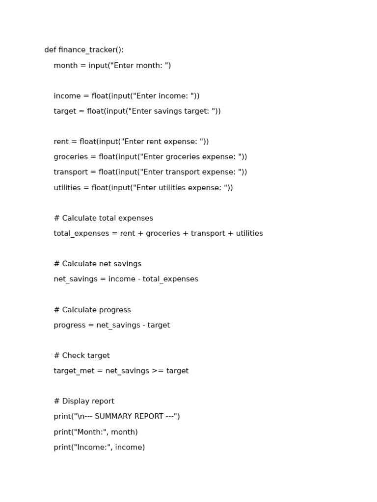 Tracker | PDF
