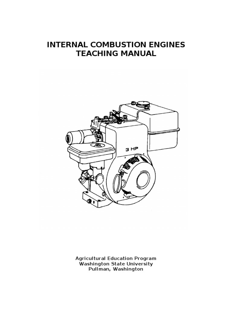 Engines Teaching Manual | PDF | Ignition System | Internal Combustion ...