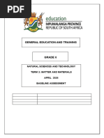 2025 Grade 6 NST Exam Questions | PDF | Solubility | Water