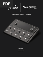 Fender Tone App User Manual | PDF | Mobile App | Amplifier