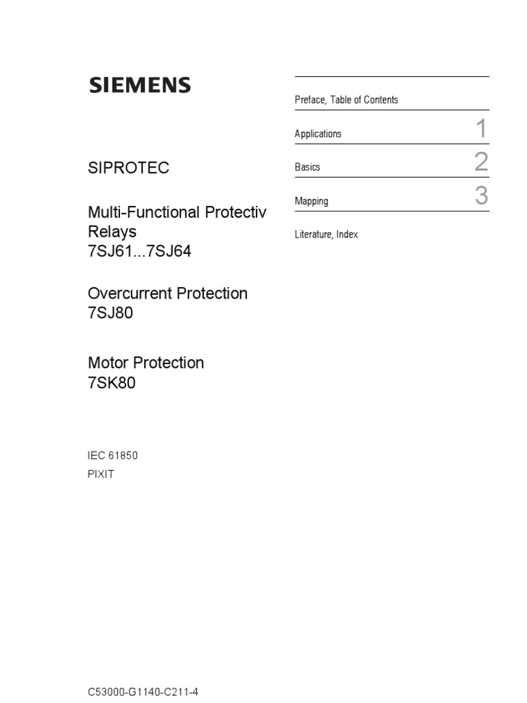 7SJ61 64 Ingles | PDF