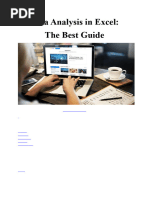 Excel Data Analysis Techniques Guide | PDF | Microsoft Excel | Data ...