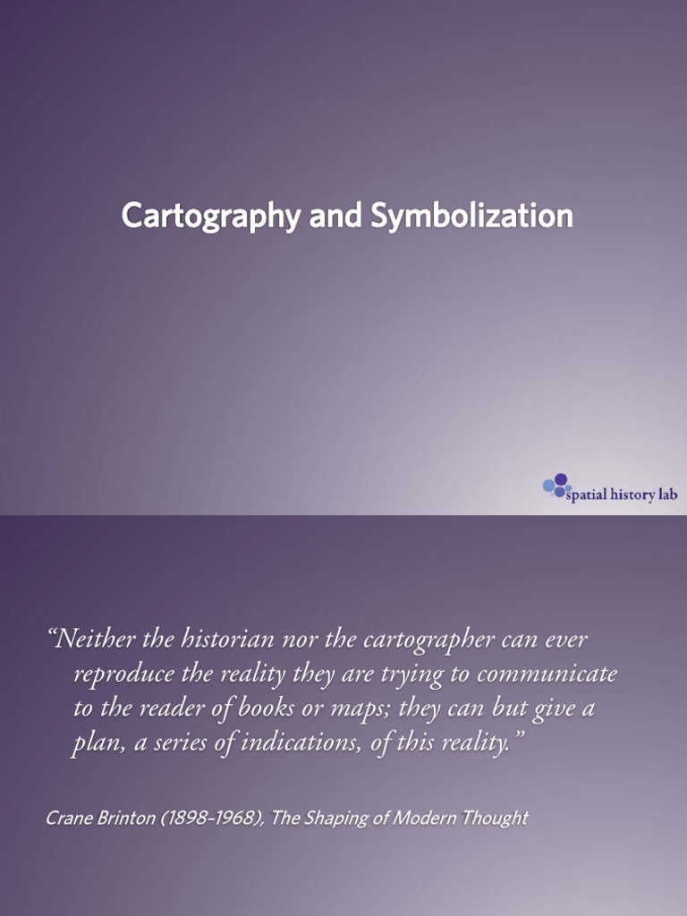 Cartography and Symbolization | PDF | Cartography | Map