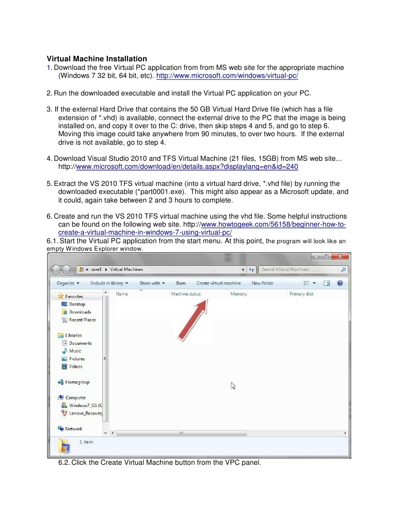 Virtual Machine Installation | PDF